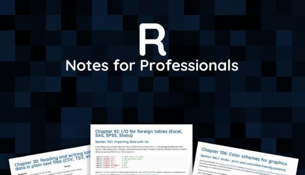 R Notes for Professionals book – Online Course School